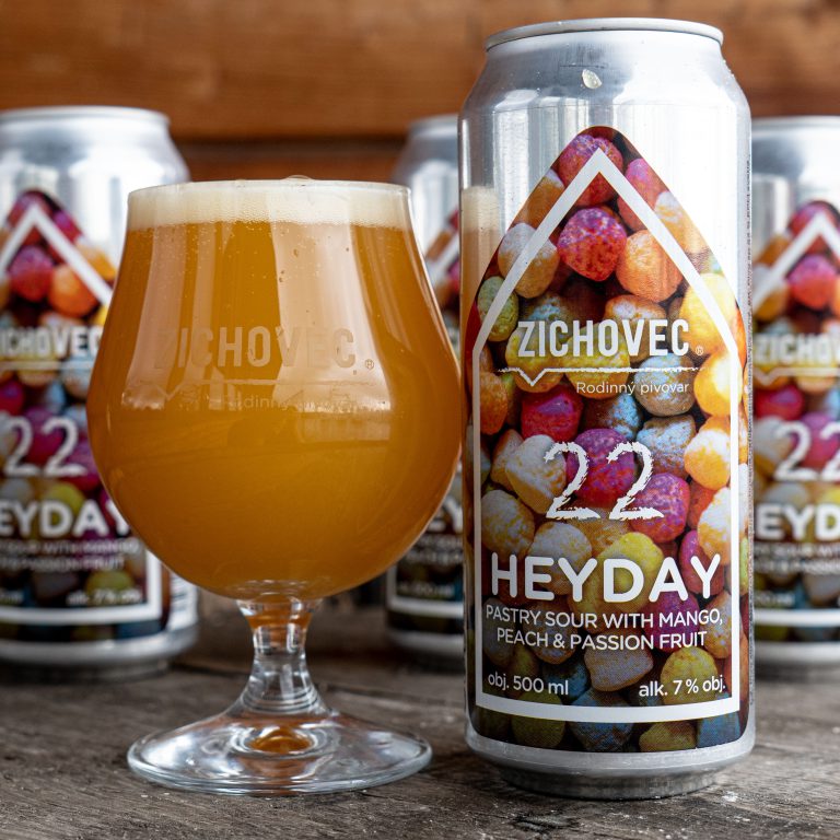 Heyday Mango, Peach & Passion Fruit 22 » pastry sour ale » Pivovar Zichovec